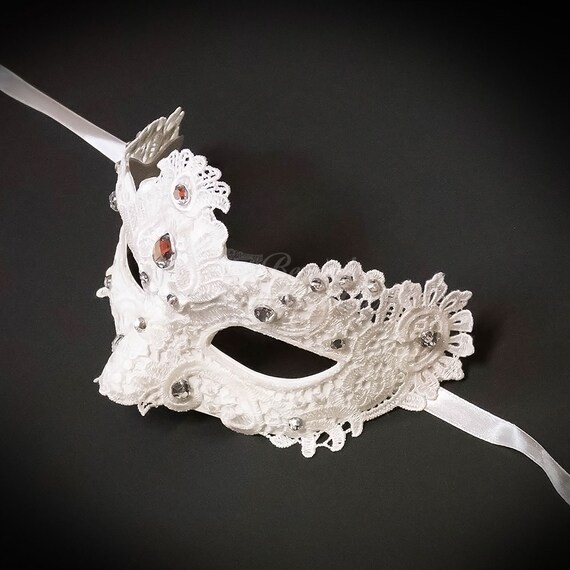 White Lace Mask