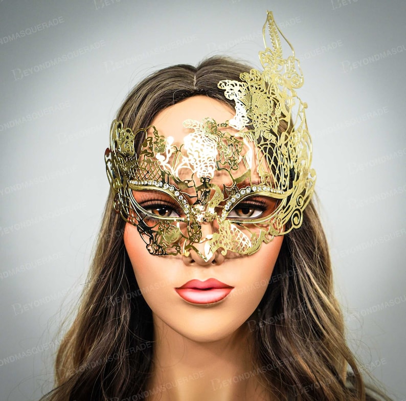NEW Masquerade Masks for Women elegant masquerade mask gold | Etsy