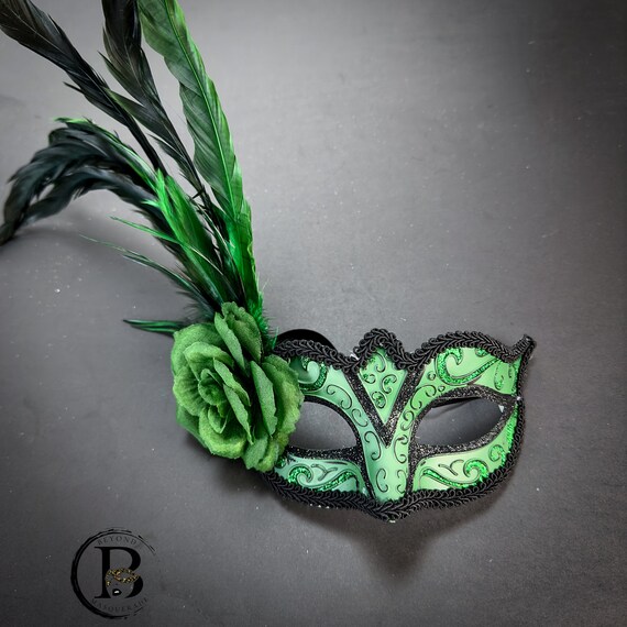 Green Masquerade Masks For Men