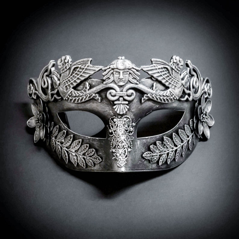 Men's Masquerade Masks: Roman Warrior Face Mask Greek | Etsy