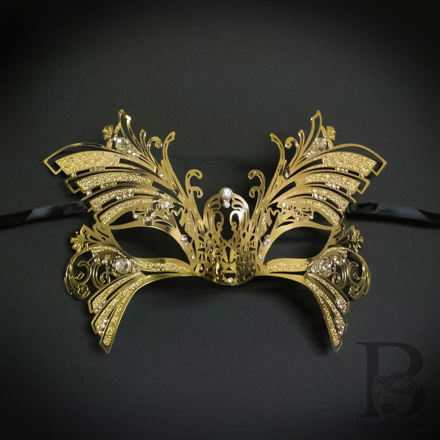 Gold Masquerade Mask Couples Masquerade Masks Gold - Etsy