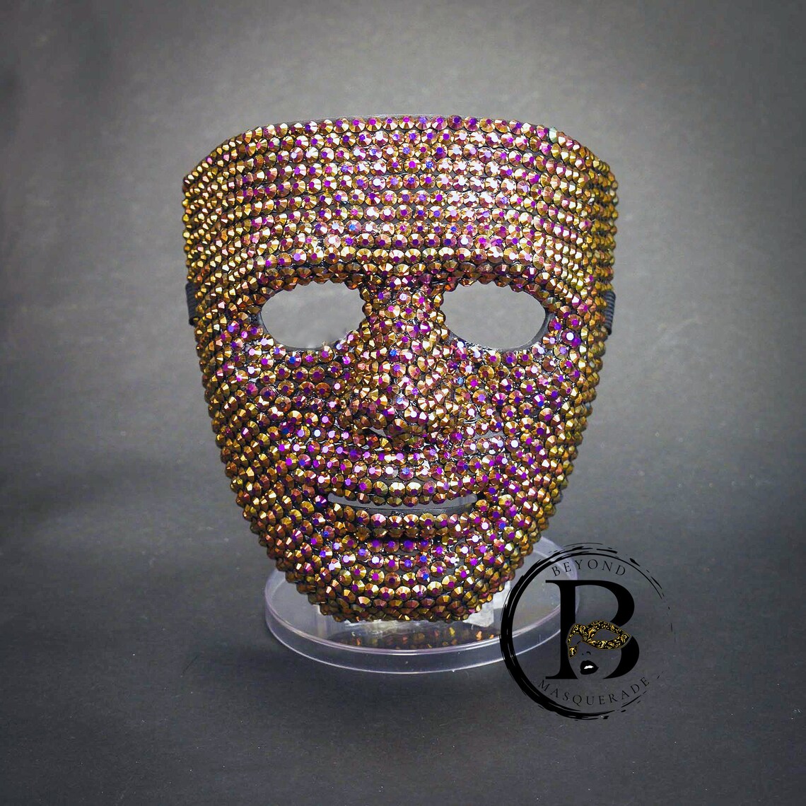 Rhinestone Mask Mime Mask Mime Face Mask Skull Mask - Etsy