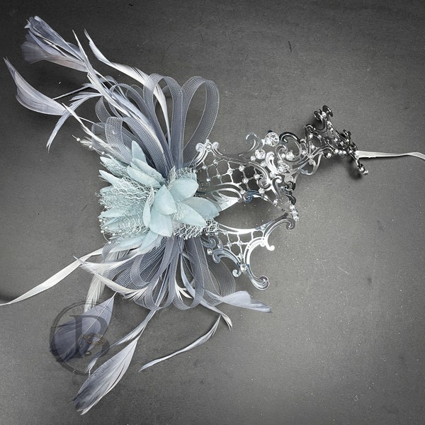 Rhinestone Bridal Mask - Etsy