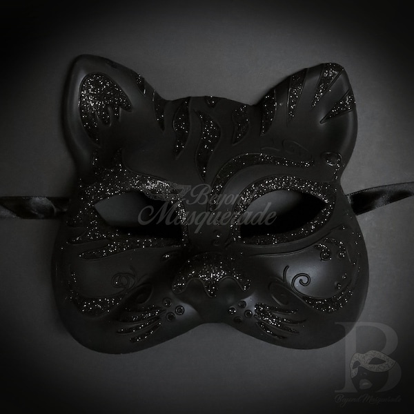 Leather Cat Mask - Etsy