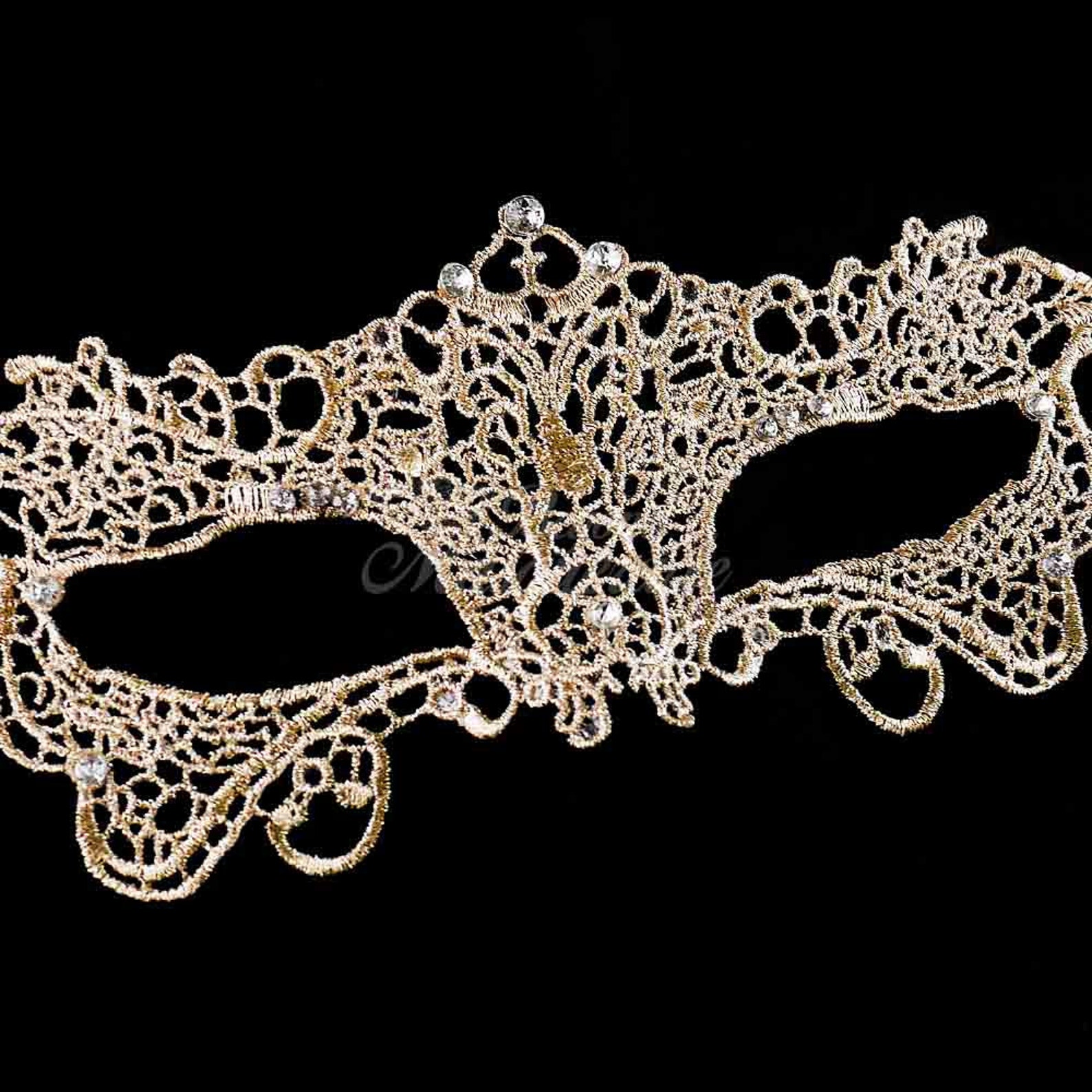 Lace Mask Masquerade Mask Elegant Macrame Lace Mask With - Etsy