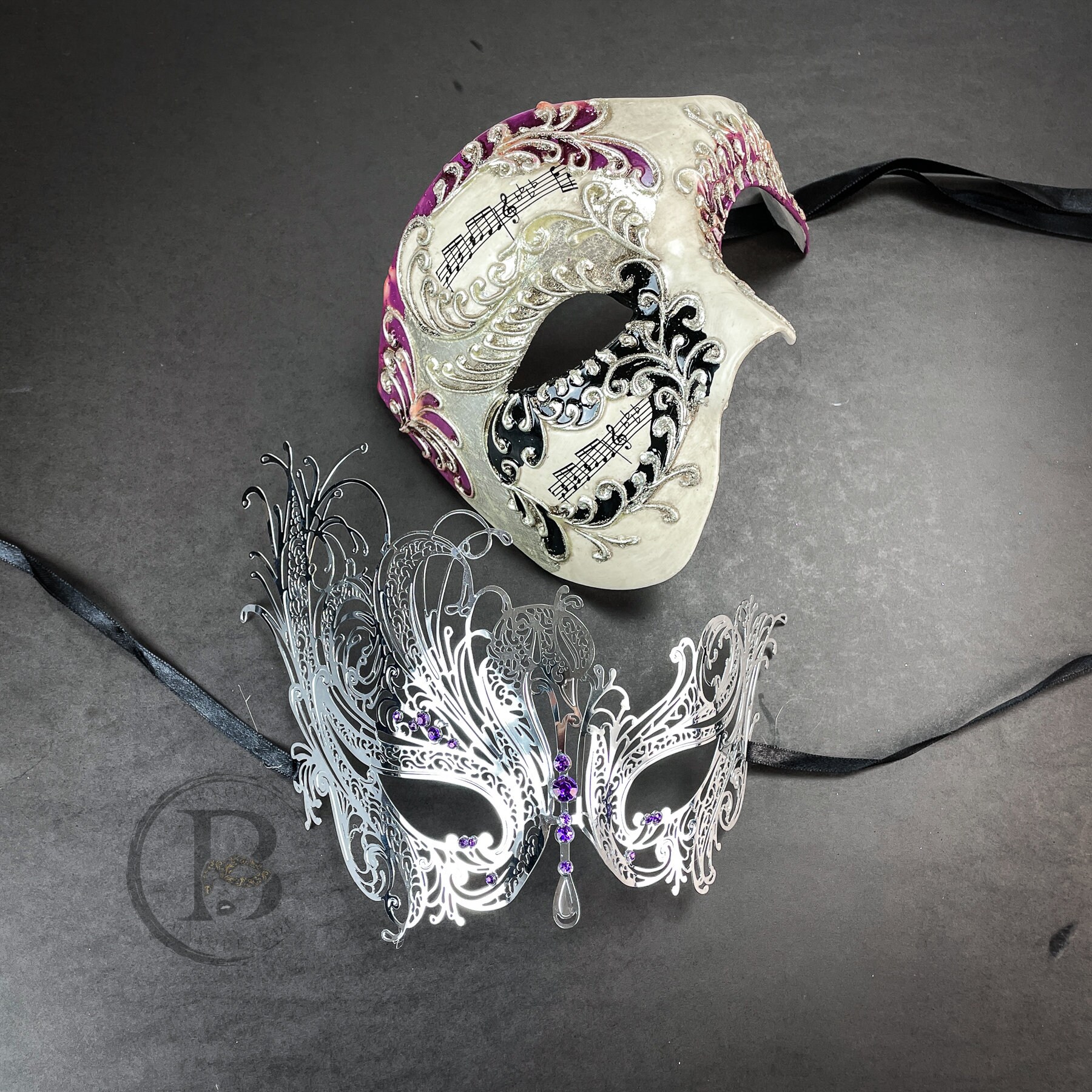 Purple Masquerade Masks For Men