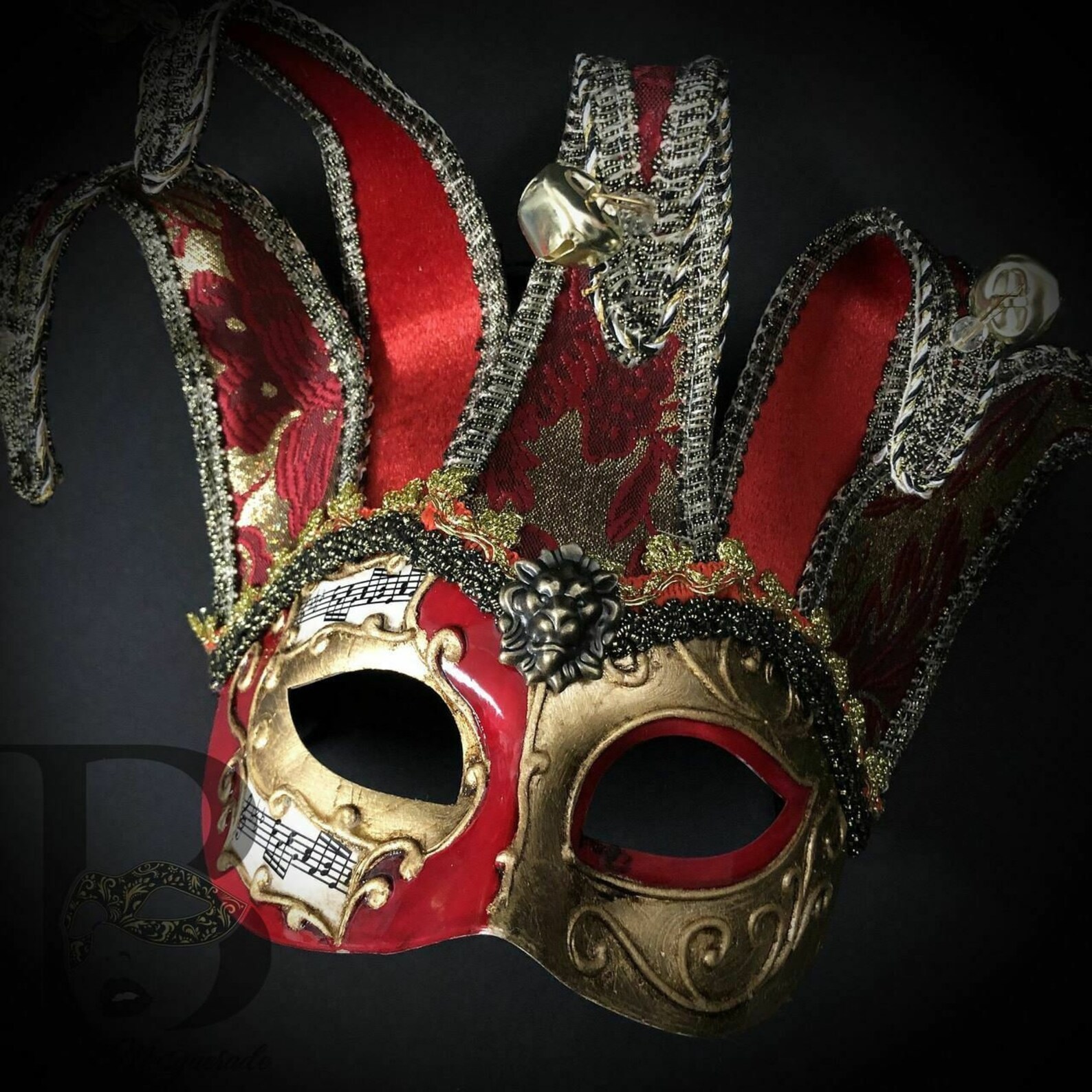 Mens Masquerade Mask Jester Mask Masquerade Mask Mardi Gras - Etsy