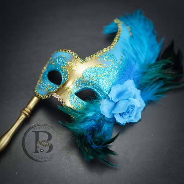 Mask On A Stick Etsy