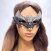 Bat Halloween Masquerade Mask Black Macrame Lace Masquerade Mask ...