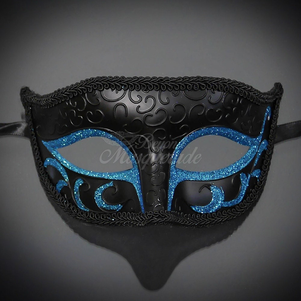 Masquerade Masks For Men Blue
