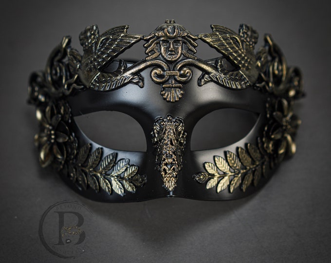 Men's Masquerade Masks Masquerade Ball Party Mask Cosplay Mask Roman ...