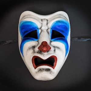 Limited Edition Halloween Tragedy Face Costume Masquerade Mask - Etsy