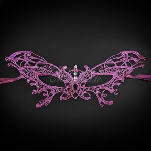 Lace Masquerade Mask, Masquerade Mask Butterfly Brocade Lace Mask Mardi ...