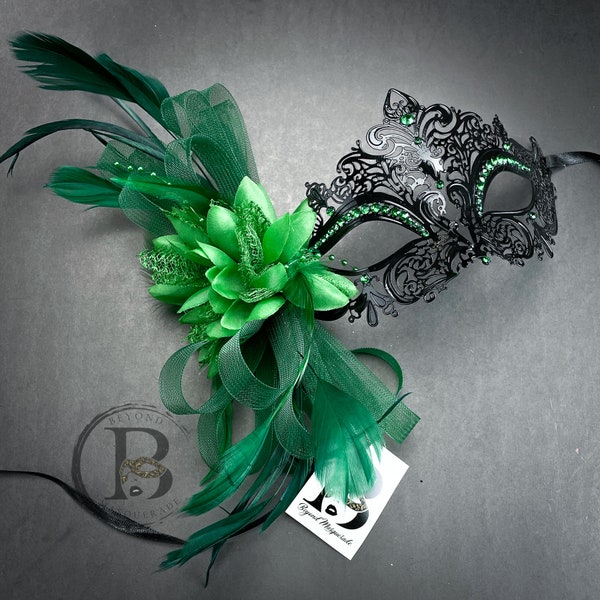 Green Masquerade - Etsy