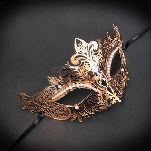 New Rose Gold Mask Rose Gold Masquerade Mask Mask Prom - Etsy Canada