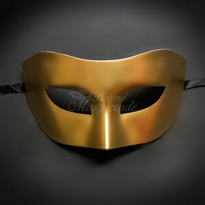 Men's Masquerade Mask Gold Masquerade Masks Gold Phantom - Etsy