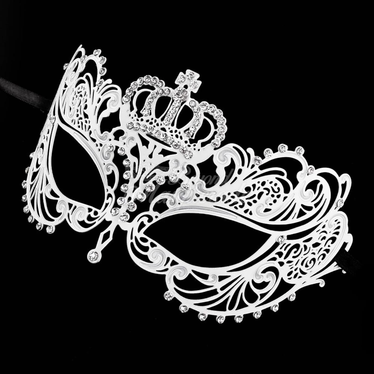 Masquerade Mask White Masquerade Mask Masquerade Ball Mask - Etsy