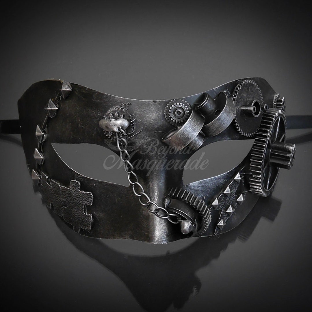 Men's Masquerade Mask, Steampunk, Steampunk Masquerade Mask, Masquerade ...