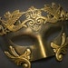 Mens Masquerade Mask, Roman God/black Mask, Greek God Mask, Masquerade ...