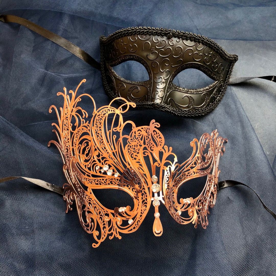 Couple's Masquerade Masks, Masquerade Masks, Men's Masquerade Masks ...