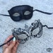 Masquerade Mask, Black Masquerade Mask, Mardi Gras Mask, Masquerade ...