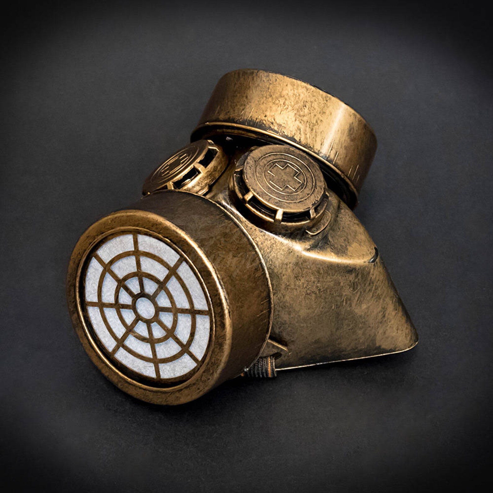Steampunk Gas Mask Welding Cyber Punk Gothic Cosplay Gold - Etsy