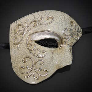 Mens Masquerade Mask, Ivory Masquerade Mask, Gold Mask, Roman God Mask ...