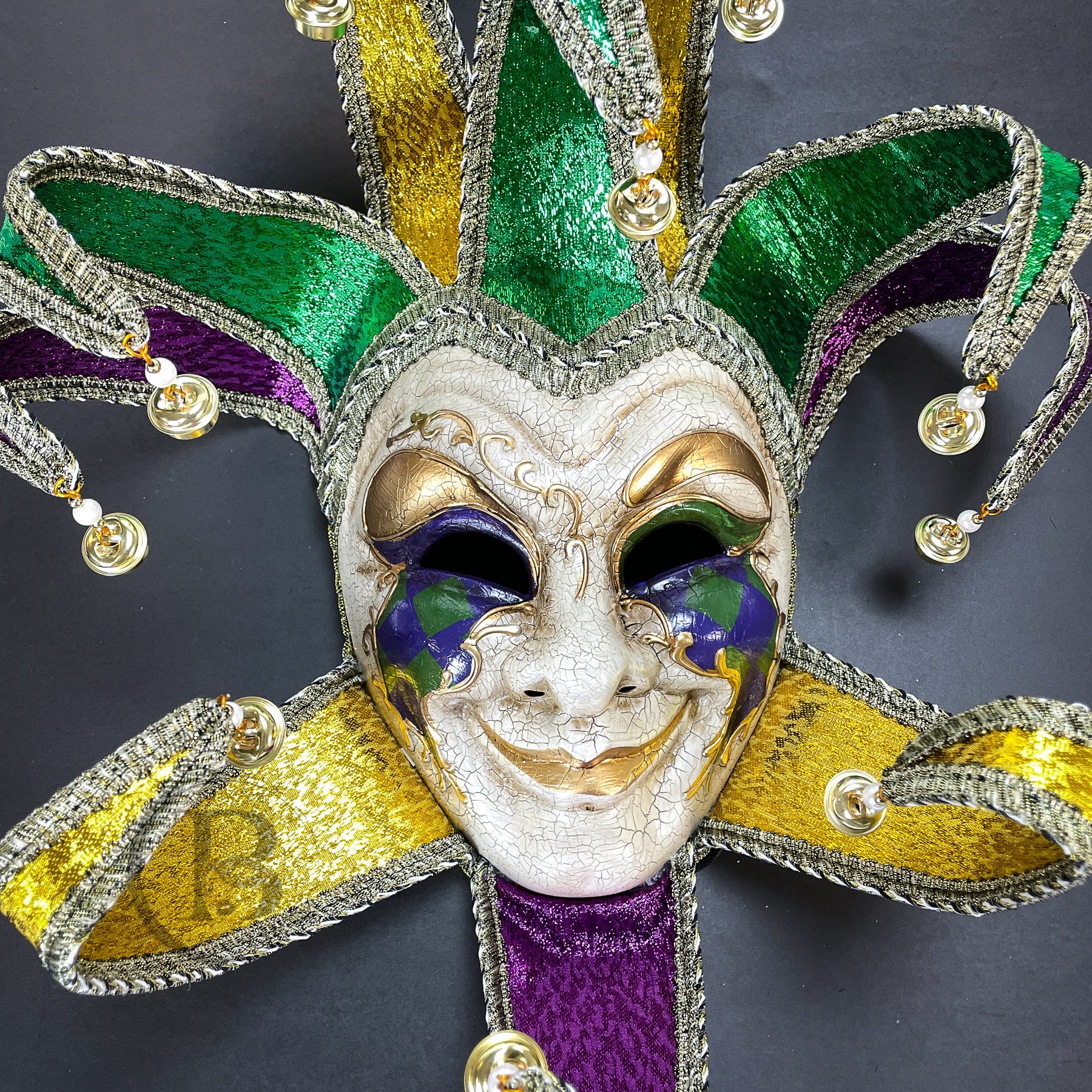 Mardi Gras Jester Masks For Men