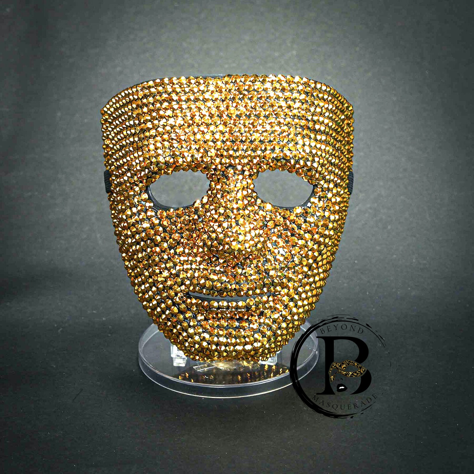 Rhinestone Mask Mime Mask Mime Face Mask Skull Mask - Etsy