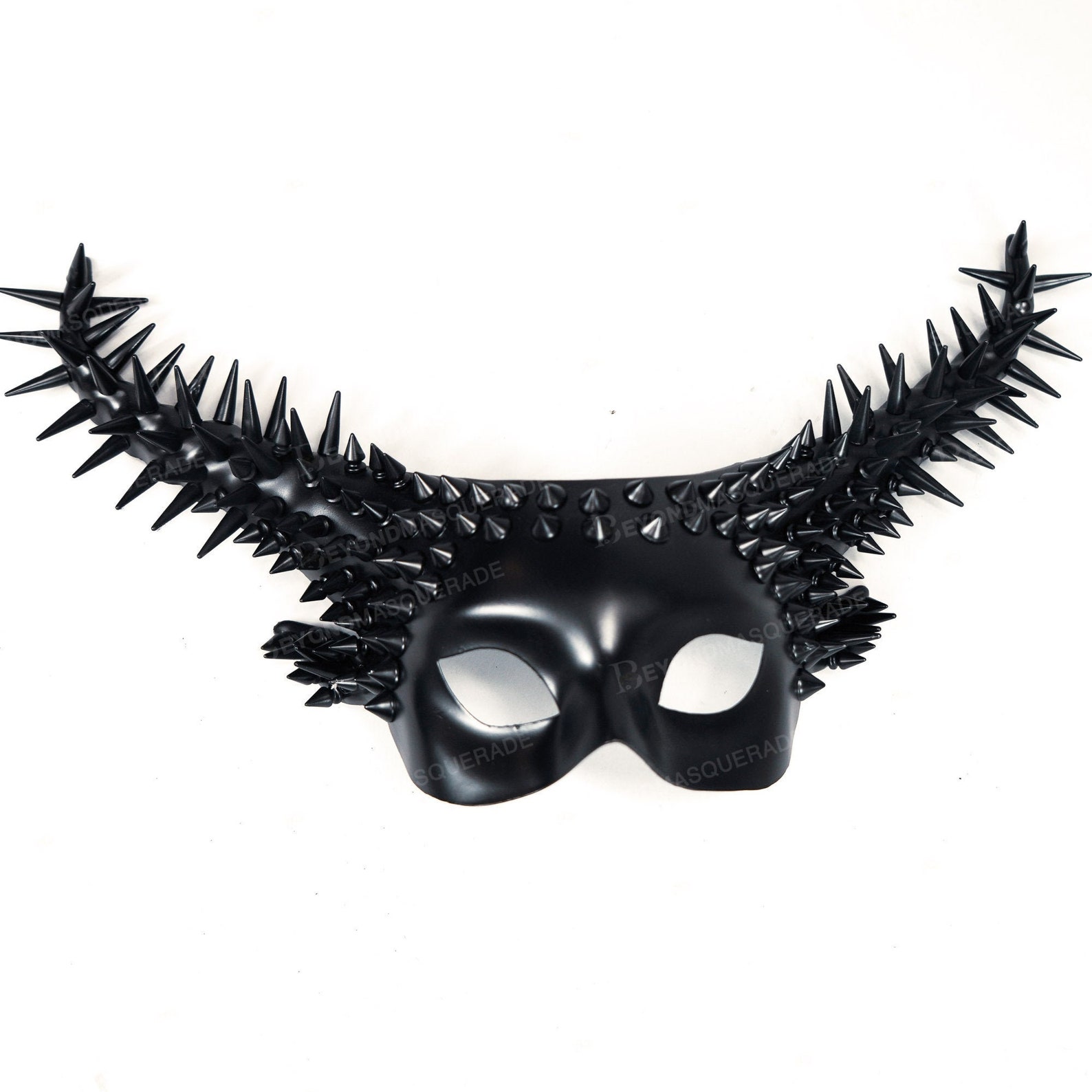 Spikes Steampunk Mask Ram Horns Headband Masquerade Mask - Etsy
