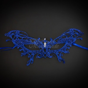 Lace Masquerade Mask, Masquerade Mask Butterfly Brocade Lace Mask Mardi ...