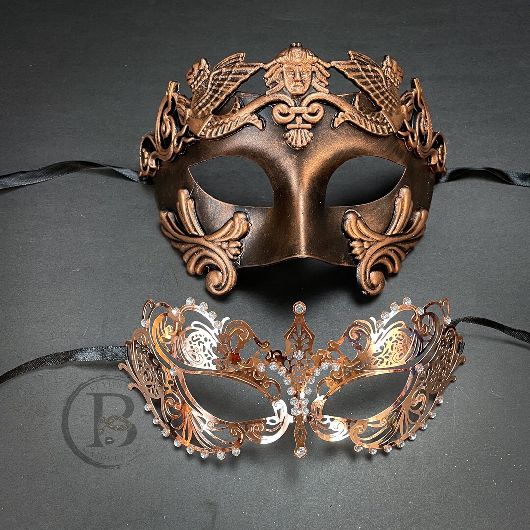 Couples Masquerade Mask, Couple's Mask, Masquerade Masks, Halloween ...