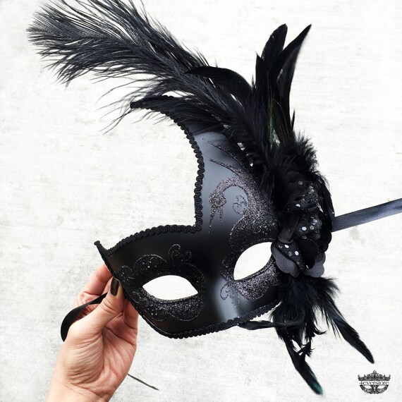 Black Masquerade Ball Masks