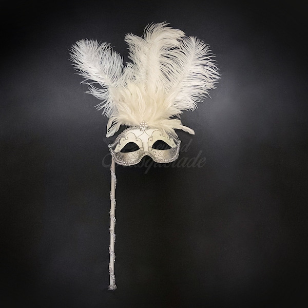 Masquerade Ball Mask on Stick - Etsy