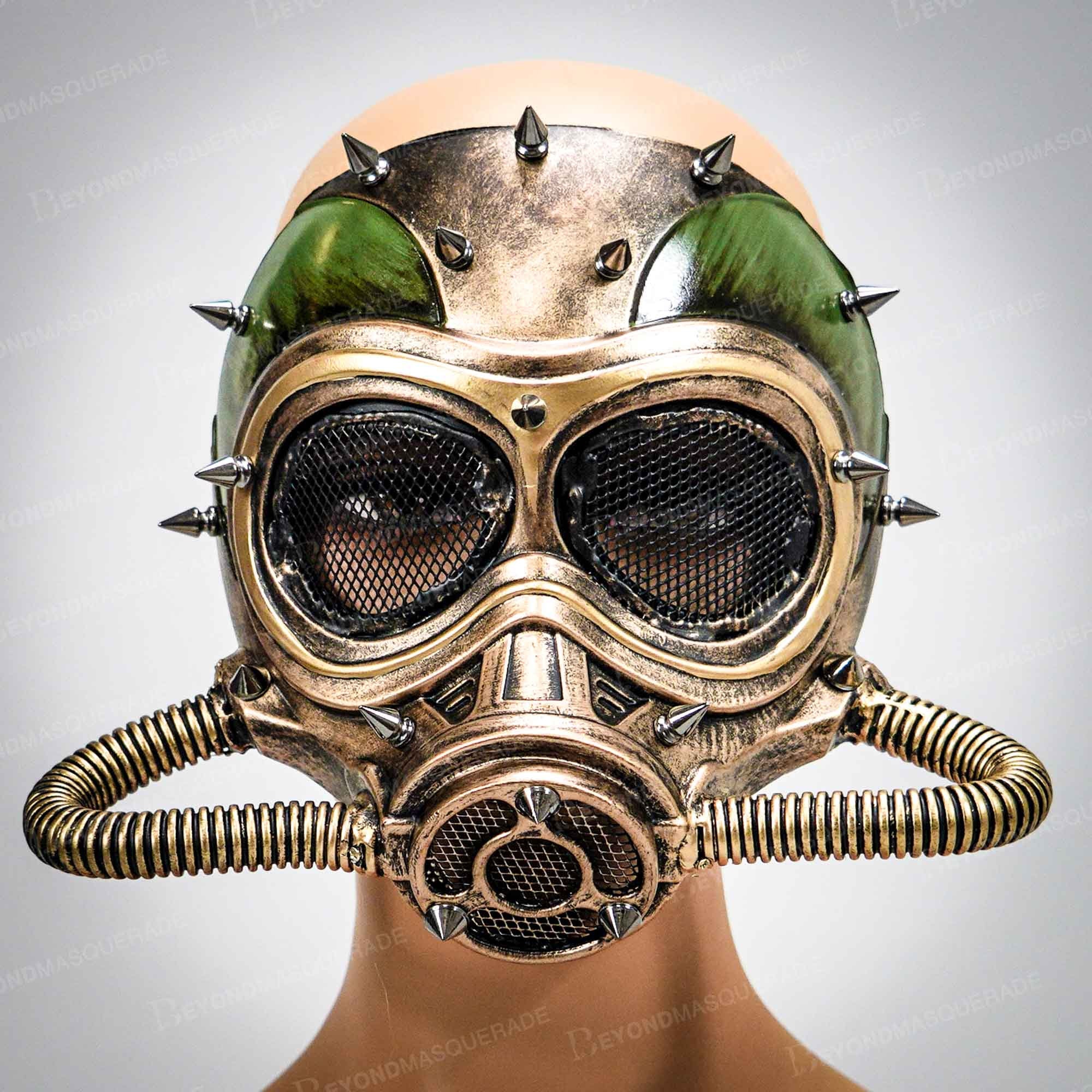 Halloween Steampunk Face Mask Steam Punk Respirator Gas Mask | Etsy