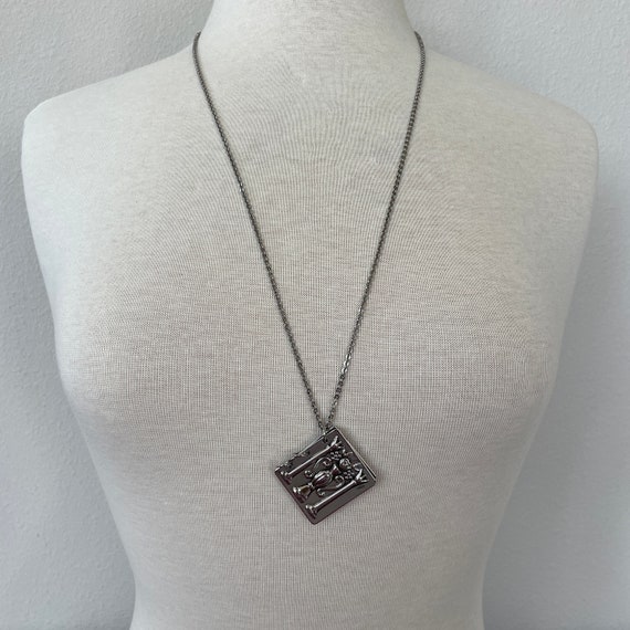 Open Locket Necklace - Gem