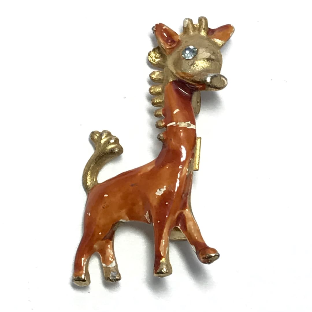 Vintage Baby Giraffe Pin - Etsy