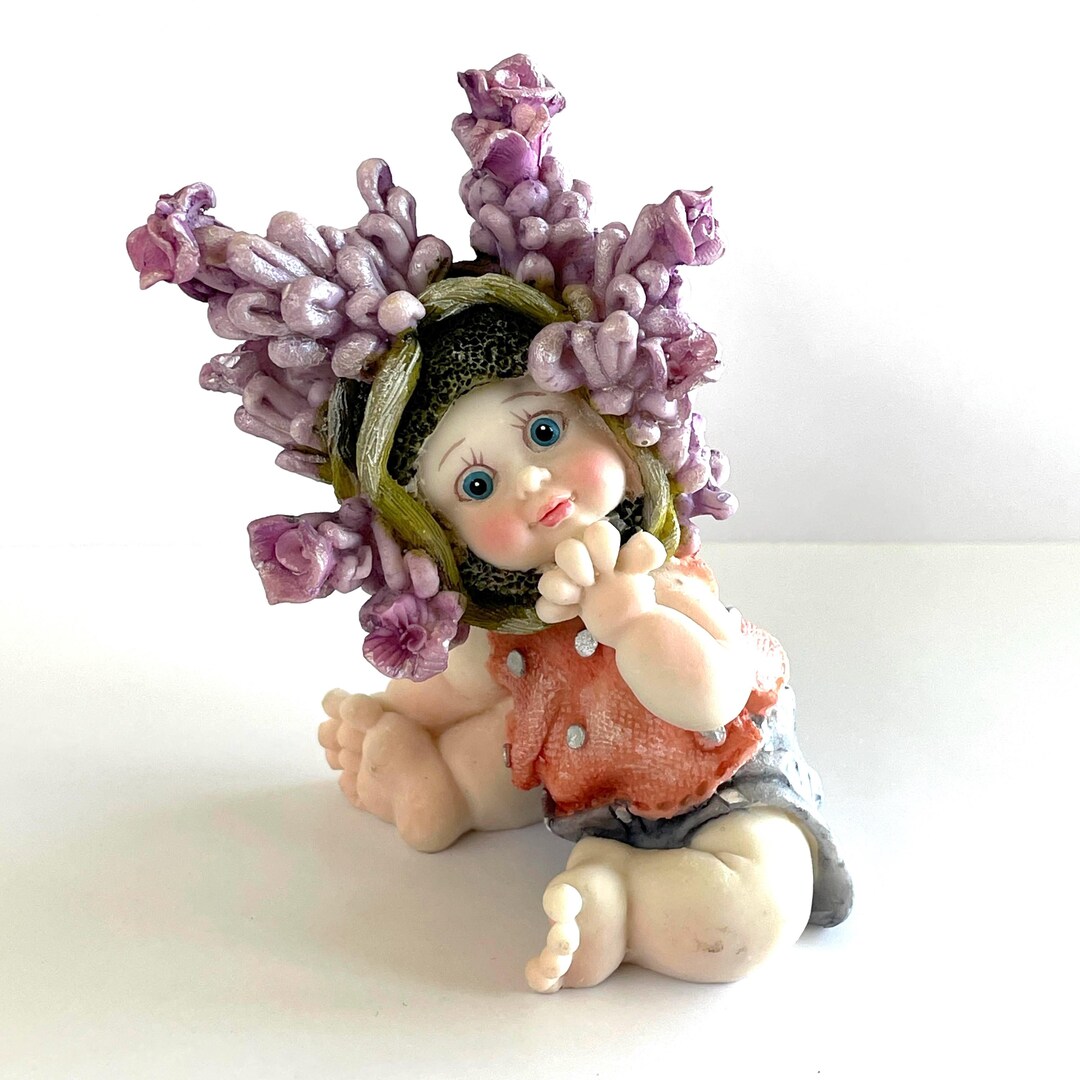 Rare Flower Baby Sculpture - Etsy
