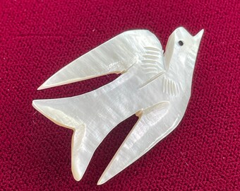 Dove Brooch - Etsy