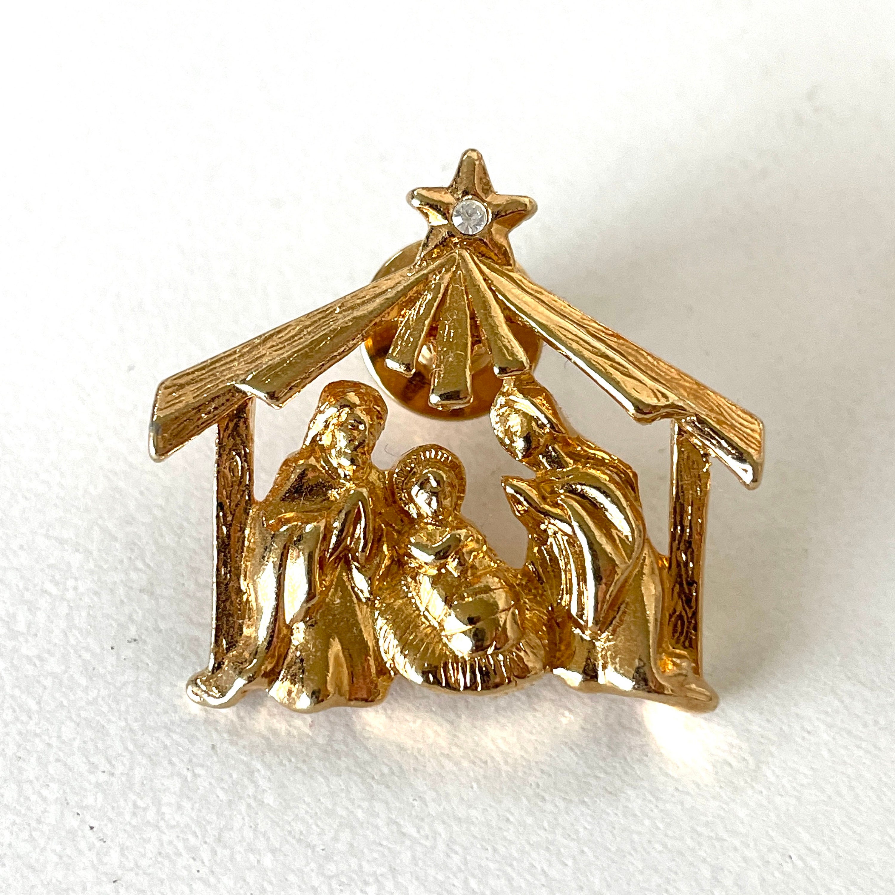 The Virgin Mary Pin - Etsy