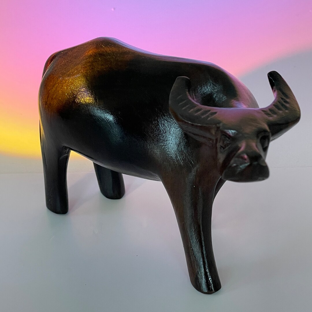 Wooden Water Buffalo - Etsy