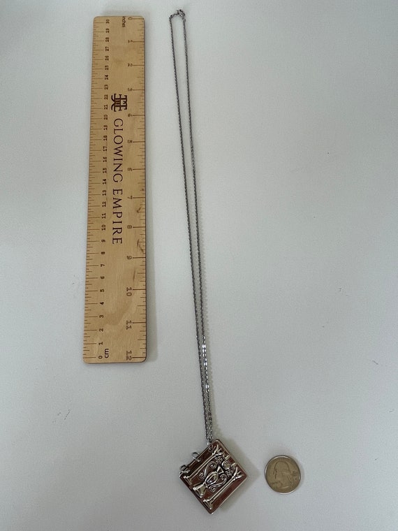 Open Locket Necklace - Gem