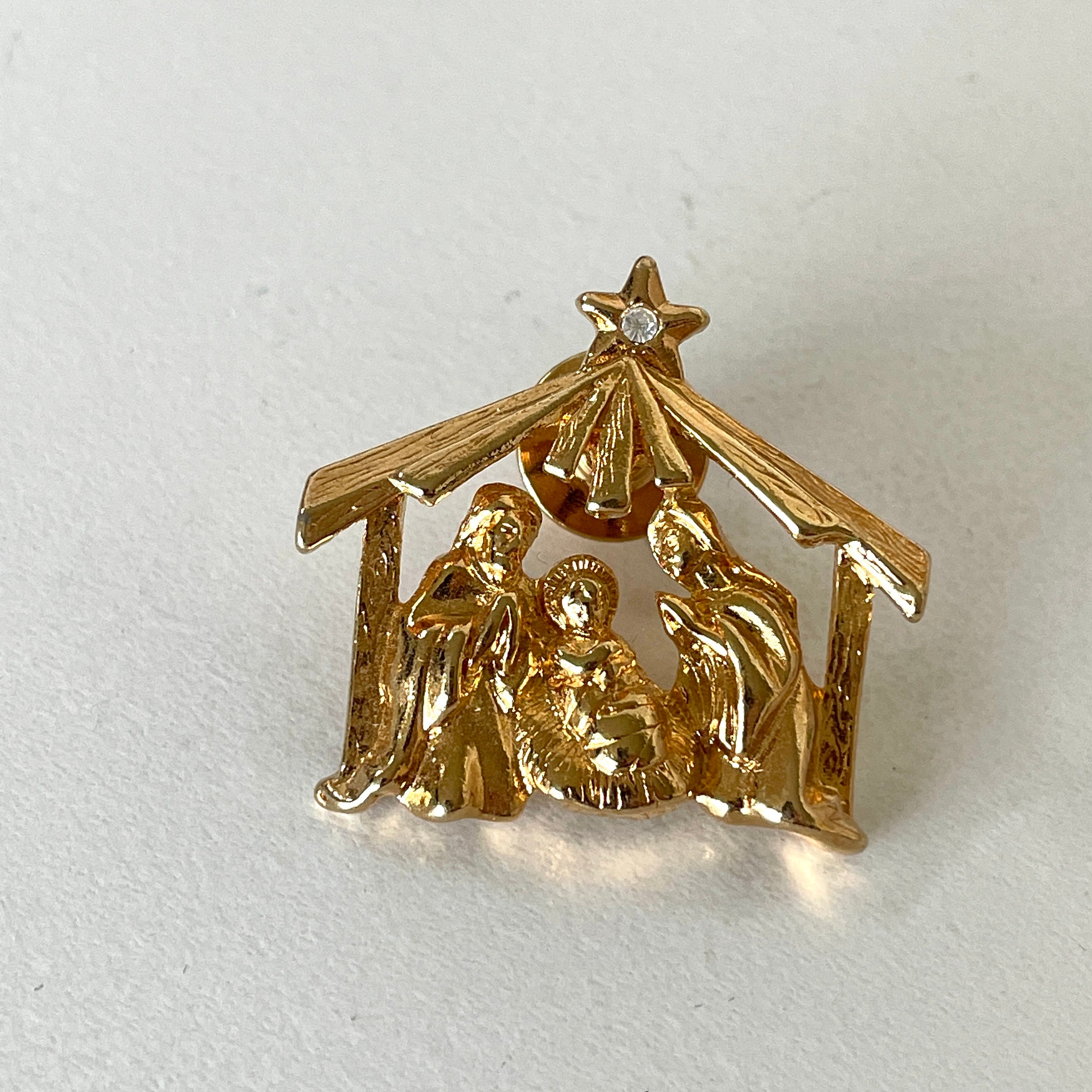 The Virgin Mary Pin - Etsy