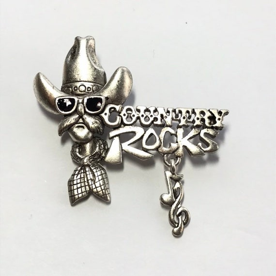 Danecraft cowboy brooch - Gem