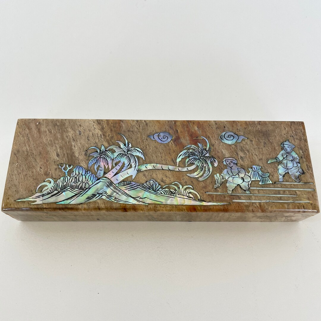Abalone Jasper Trinket Box - Etsy