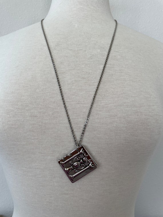 Open Locket Necklace - Gem