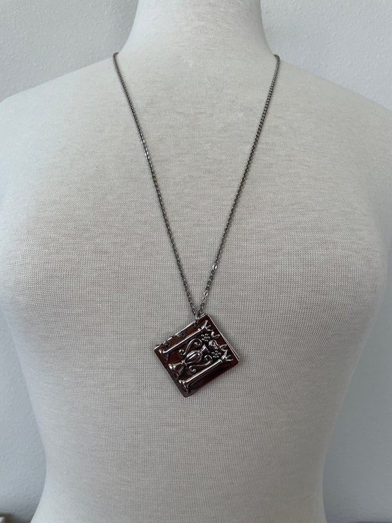 Open Locket Necklace - Gem