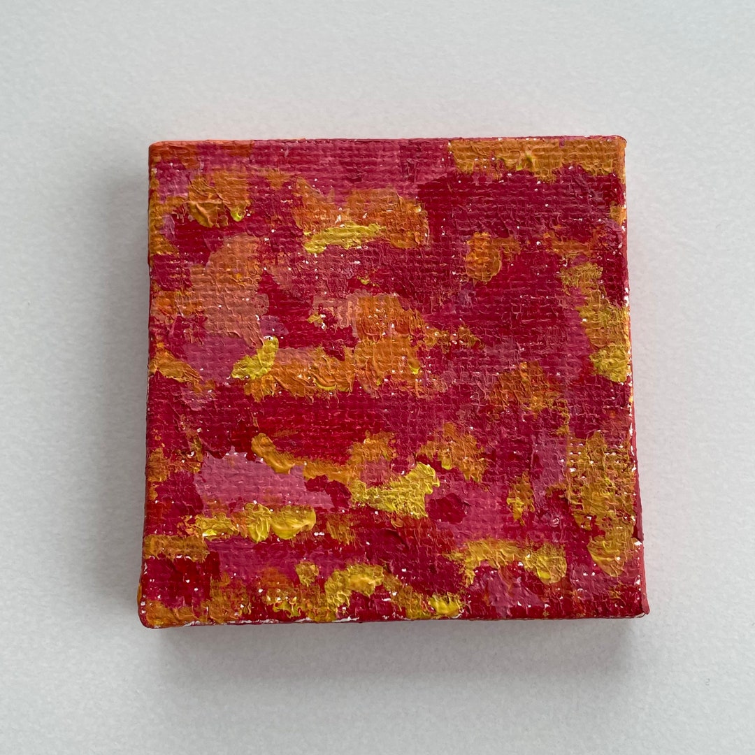 Miniature Abstract Painting - Etsy