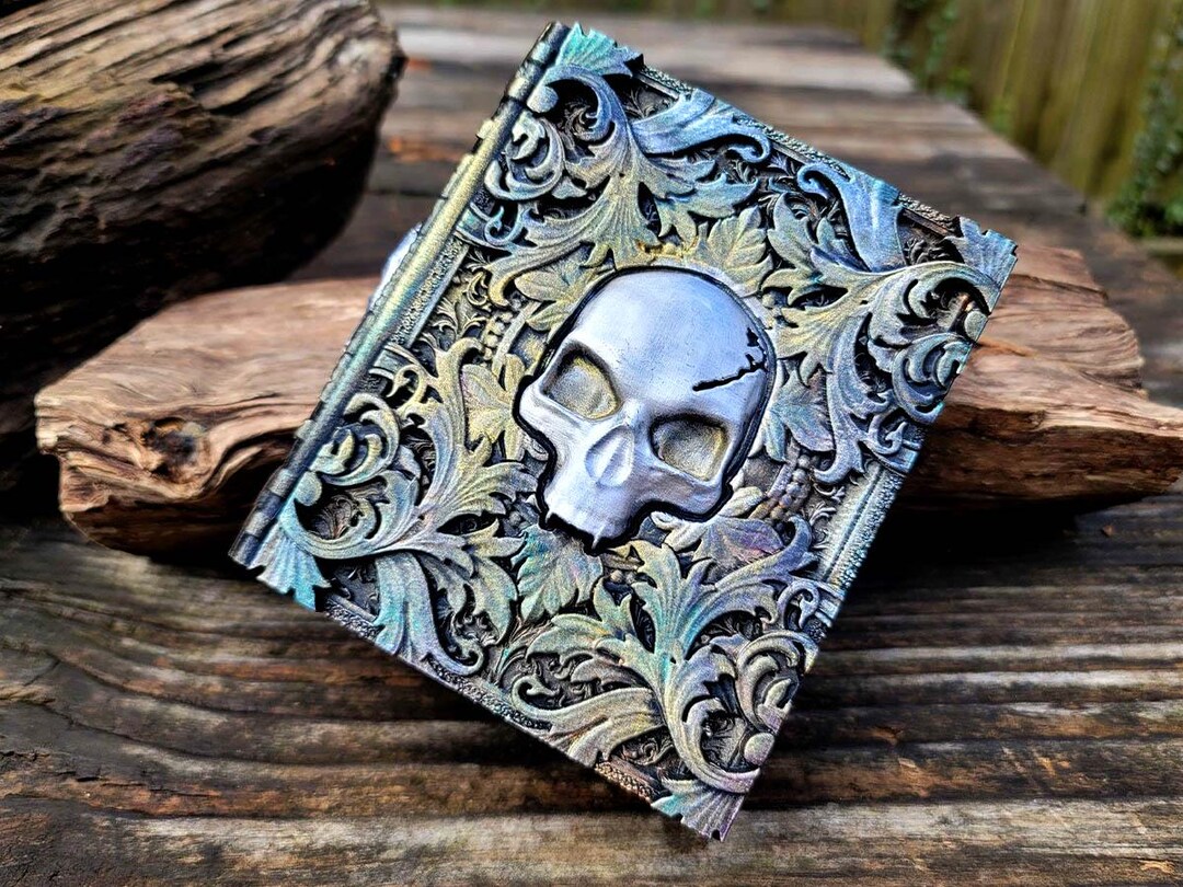 Necromancer Ancient Tome Book Box (hand Painted) - Etsy