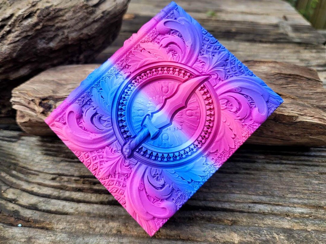 Void Blade Ancient Tome Book Box bisexual Gradient - Etsy